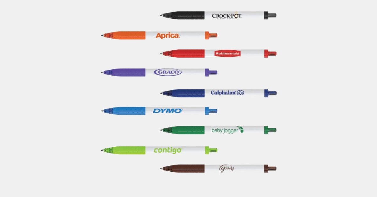 Custom Imprinted Paper Mate(R) Inkjoy White Barrel - Black Ink with your logo | ImprintLogo.com