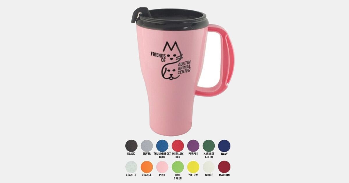 Custom Printed Omega Insulated Mug 16 oz with your logo | ImprintLogo.com