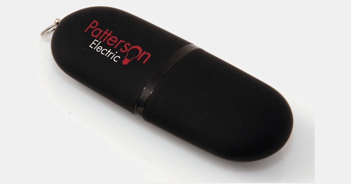 Custom Printed Oval USB 2.0 Flash Drive with your logo | ImprintLogo.com
