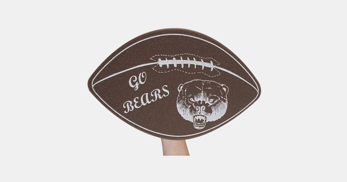 Branded Football Mitt with your logo | ImprintLogo.com