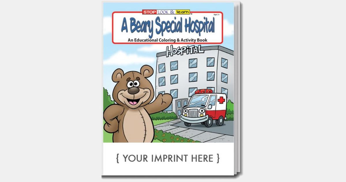 A Beary Special Hospital Coloring And Activity Book USA Made with your ...