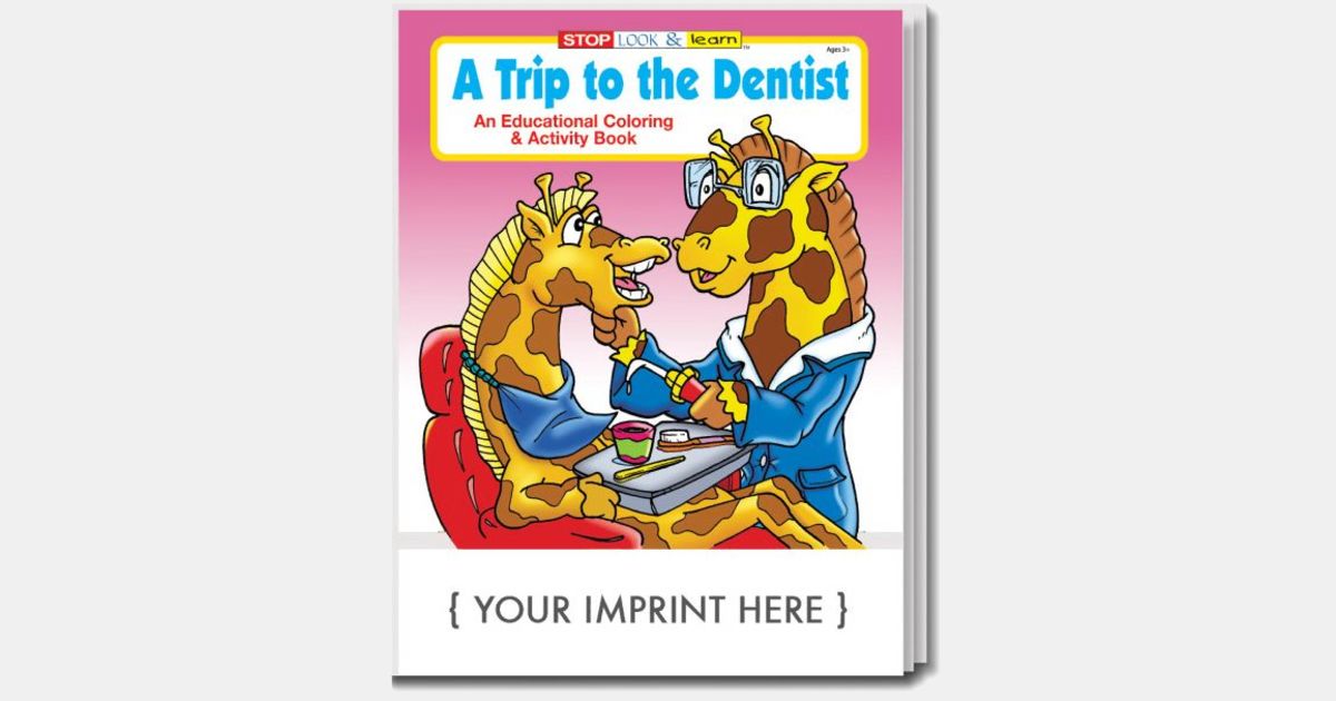 Coloring And Activity Book - A Trip To The Dentist USA Made with your ...