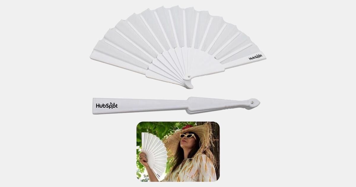 Custom Printed Accordion Fan with your logo | ImprintLogo.com