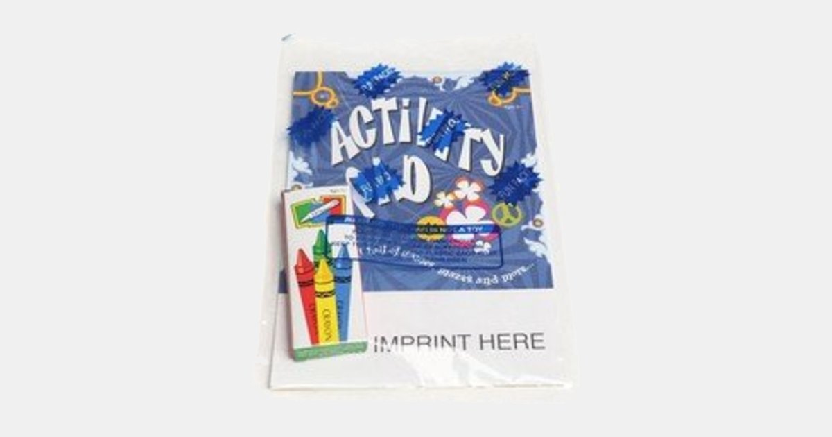 Activity Pad Fun Pack USA Made with your logo | ImprintLogo.com