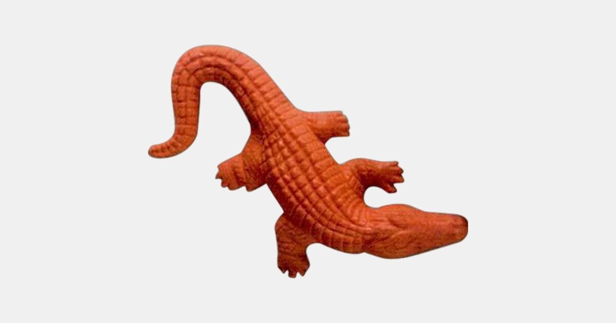 Alligator Eraser with your logo | ImprintLogo.com