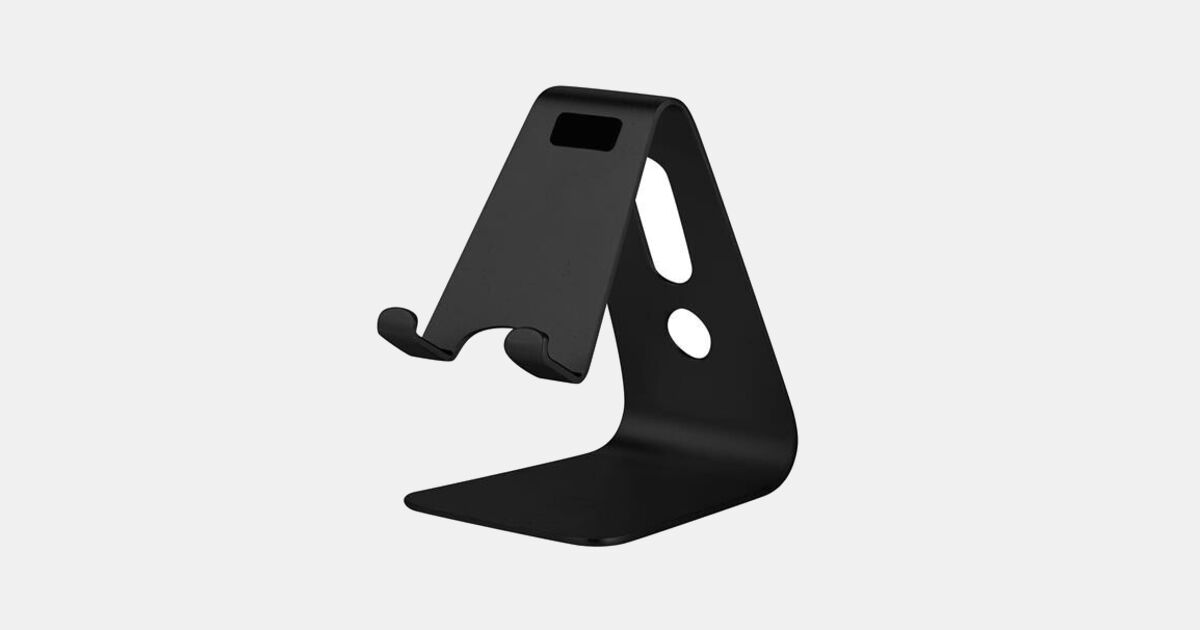 Aluminum Cell Phone Media Stand with your logo | ImprintLogo.com
