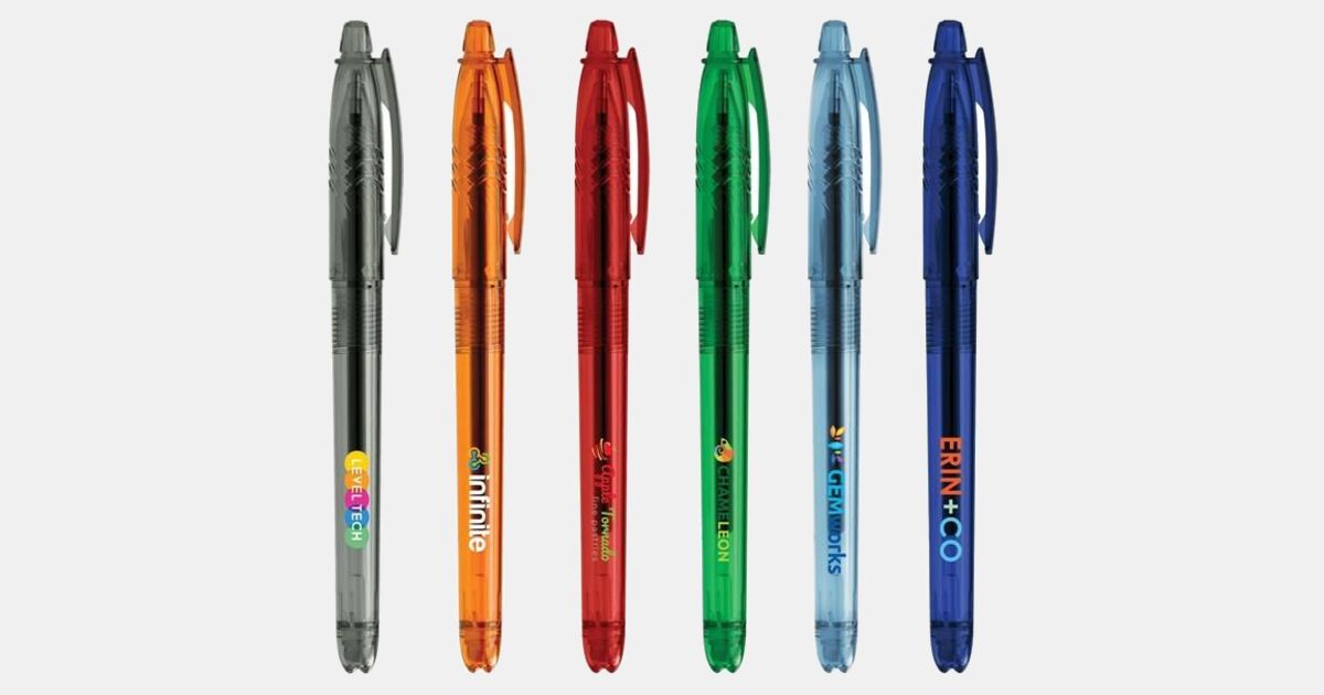 Full Color Aqua Gel Pen with your logo | ImprintLogo.com