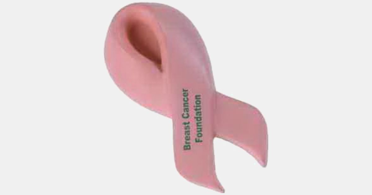 Stress Ball Awareness Ribbon | ImprintLogo.com