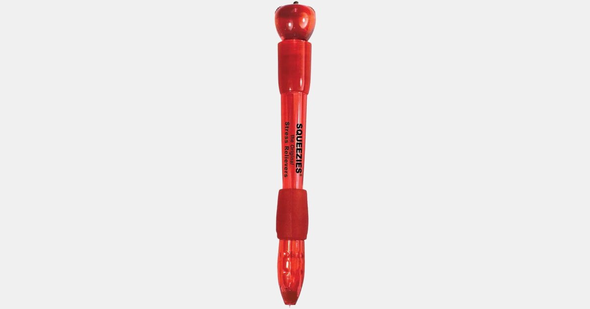 Promotional Ballpoint Light Up Apple Pen with your logo | ImprintLogo.com