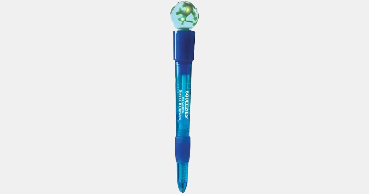 Ballpoint Light Up Earth Pen with your logo | ImprintLogo.com
