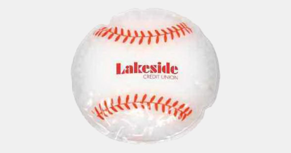 Custom Printed Baseball Hot / Cold Pack (Fda Approved, Passed Tr with ...