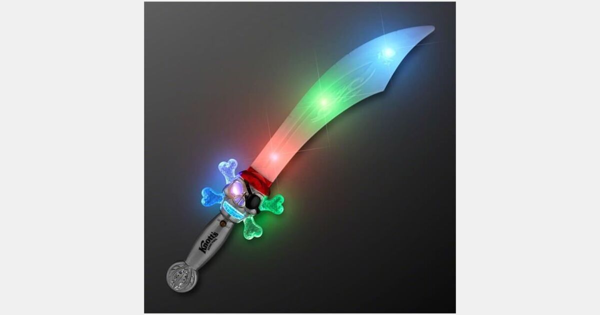 Blinky Pirate Knife Mini Light Up Swords 15.5 with your logo ...