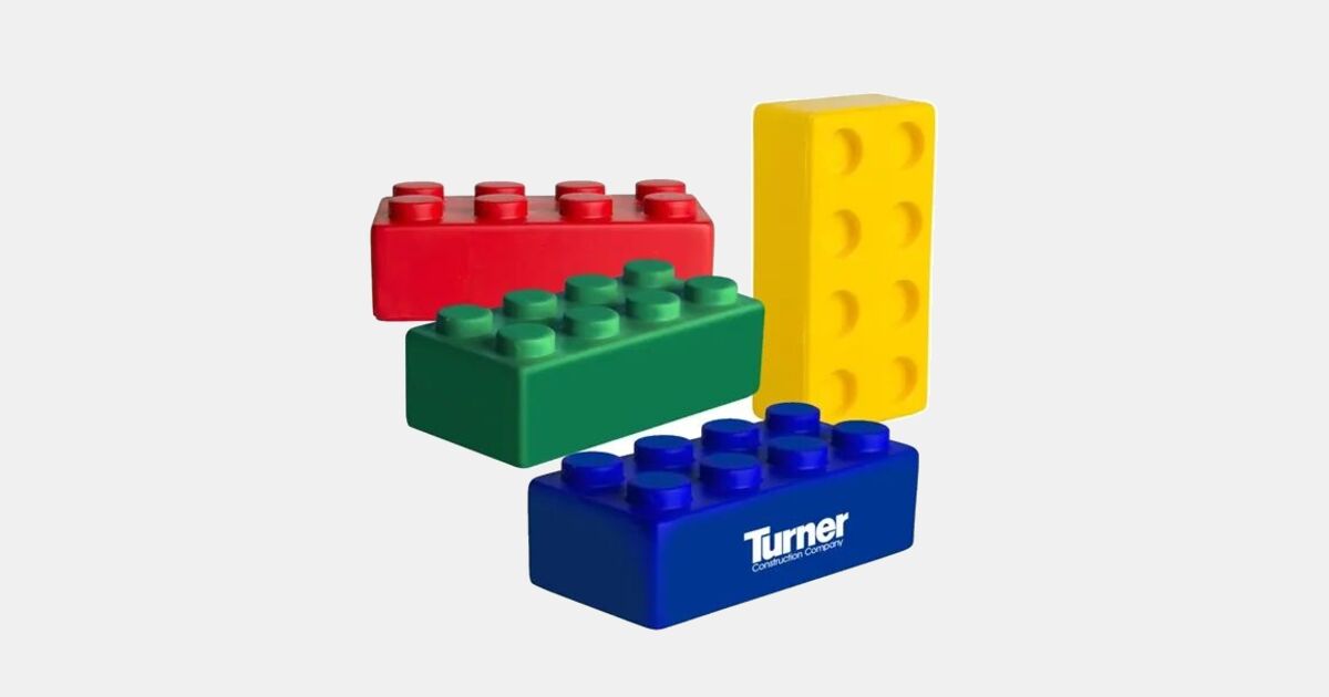 Block Stress Reliever with your logo | ImprintLogo.com