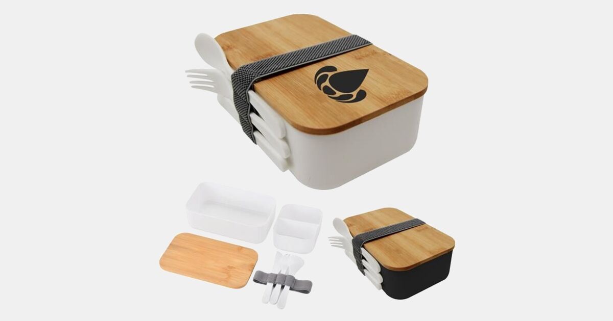 Branded Bountiful Bento Box with your logo | ImprintLogo.com