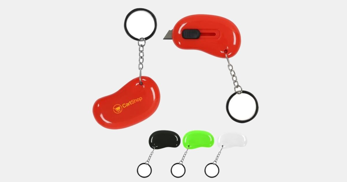Box Cutter Key Ring with your logo | ImprintLogo.com