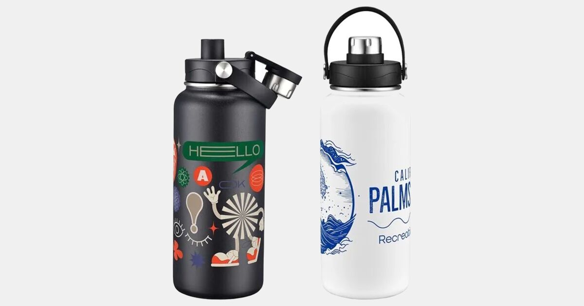 Bress Vacuum Insulated Bottle with Twist Top Spout 34 oz with your logo ...