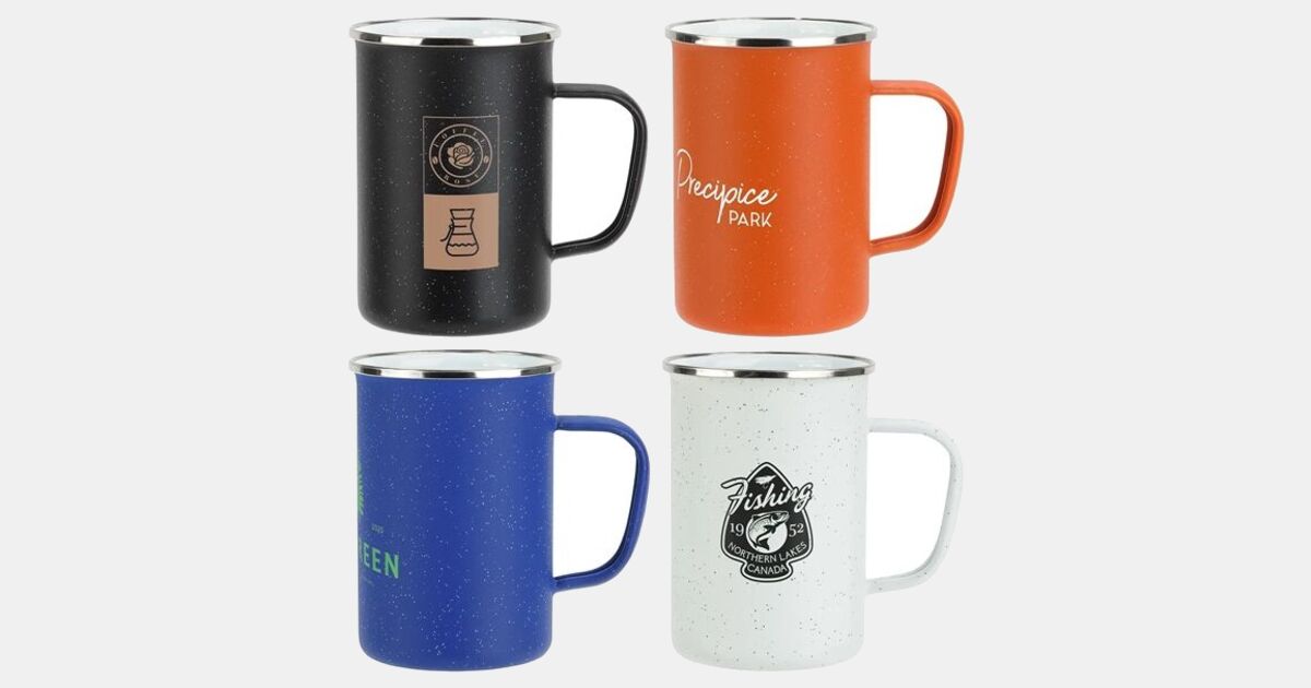 Custom Printed Caldron Enamel-Lined Iron Mug 22 oz with your logo ...