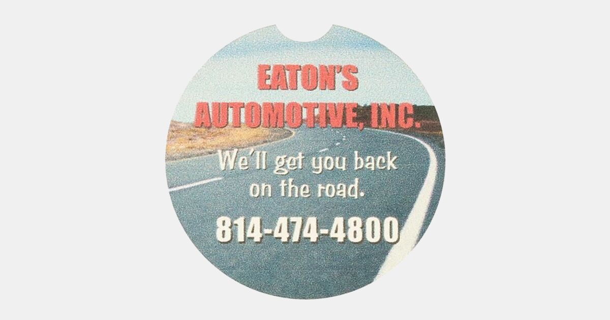 Car Coaster USA Made with your logo | ImprintLogo.com