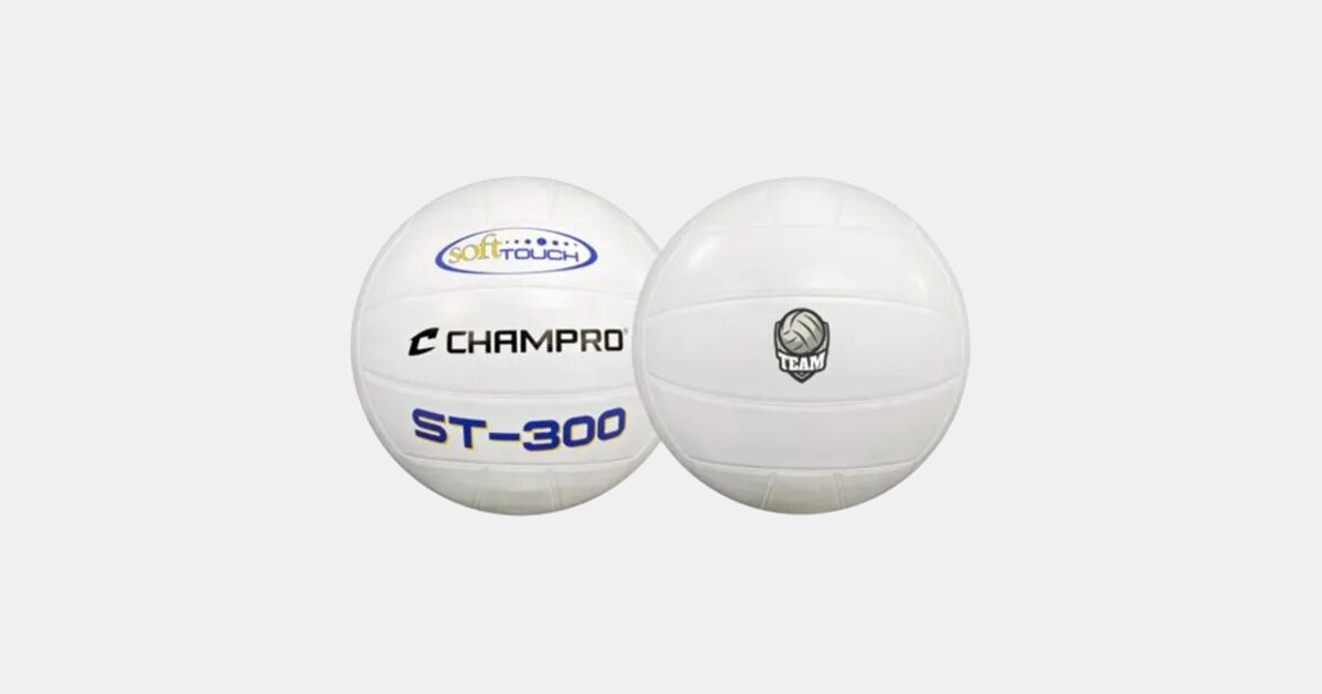 ChamPro Premium Synthetic Leather Volleyball with your logo ...