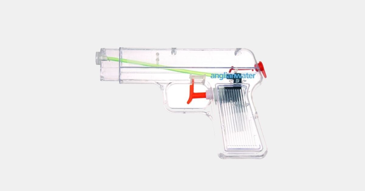 Custom Printed Clear Water Gun with your logo | ImprintLogo.com