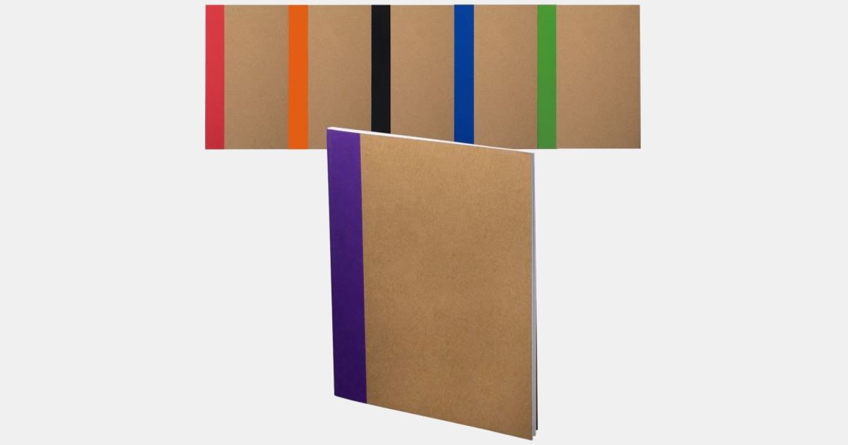 Imprinted Color-Pop Recycled Notebook with your logo | ImprintLogo.com