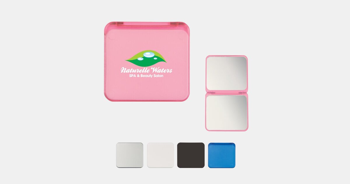 Compact Mirror With Dual Magnification with your logo | ImprintLogo.com