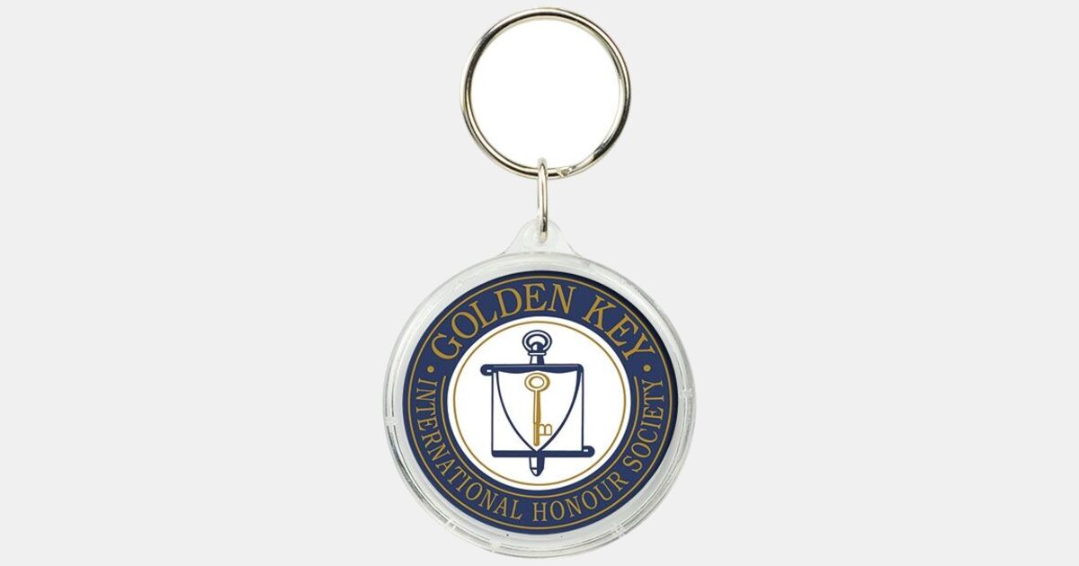 Round Crystal Keytag with your logo | ImprintLogo.com