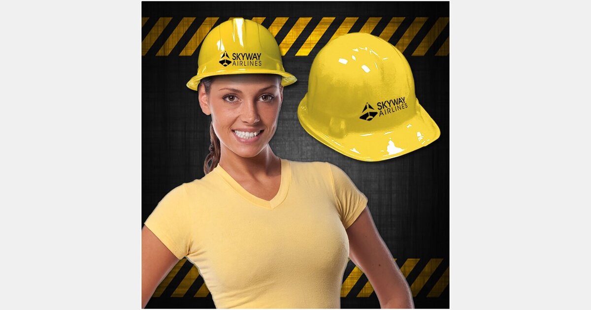 Custom Printed Novelty Plastic Construction Hats with your logo ...