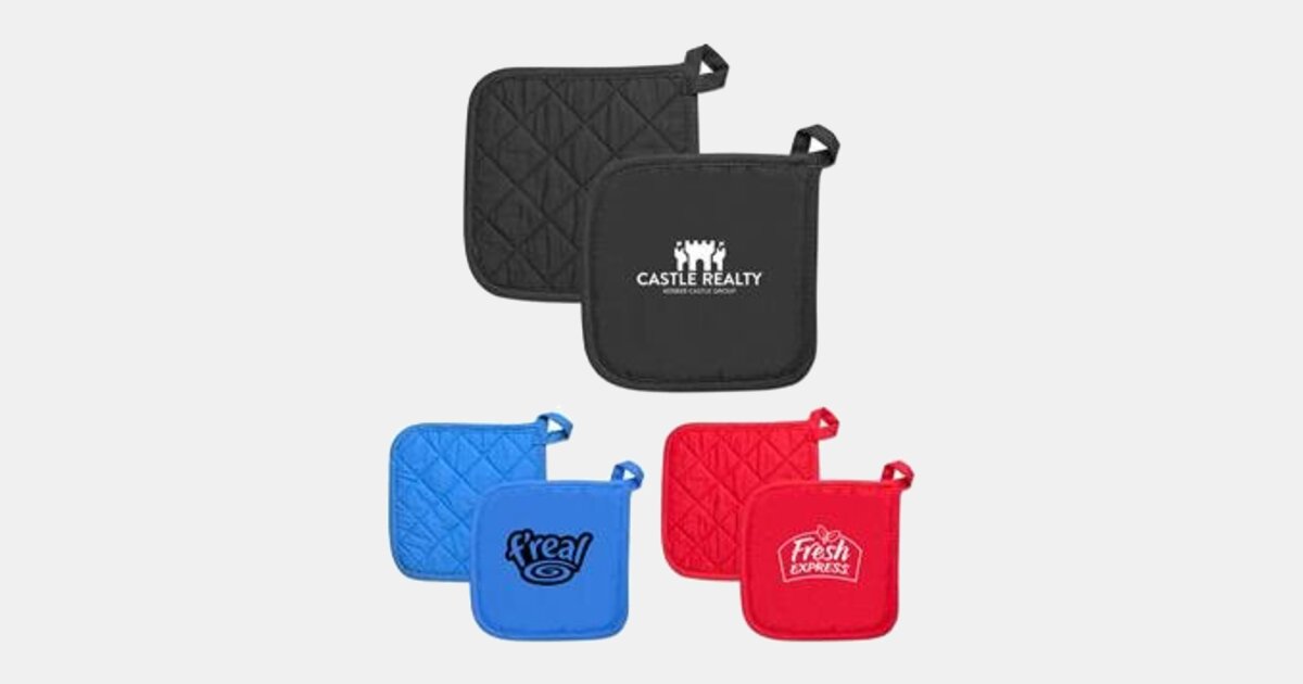 Custom Printed Pot Holder with your logo | ImprintLogo.com