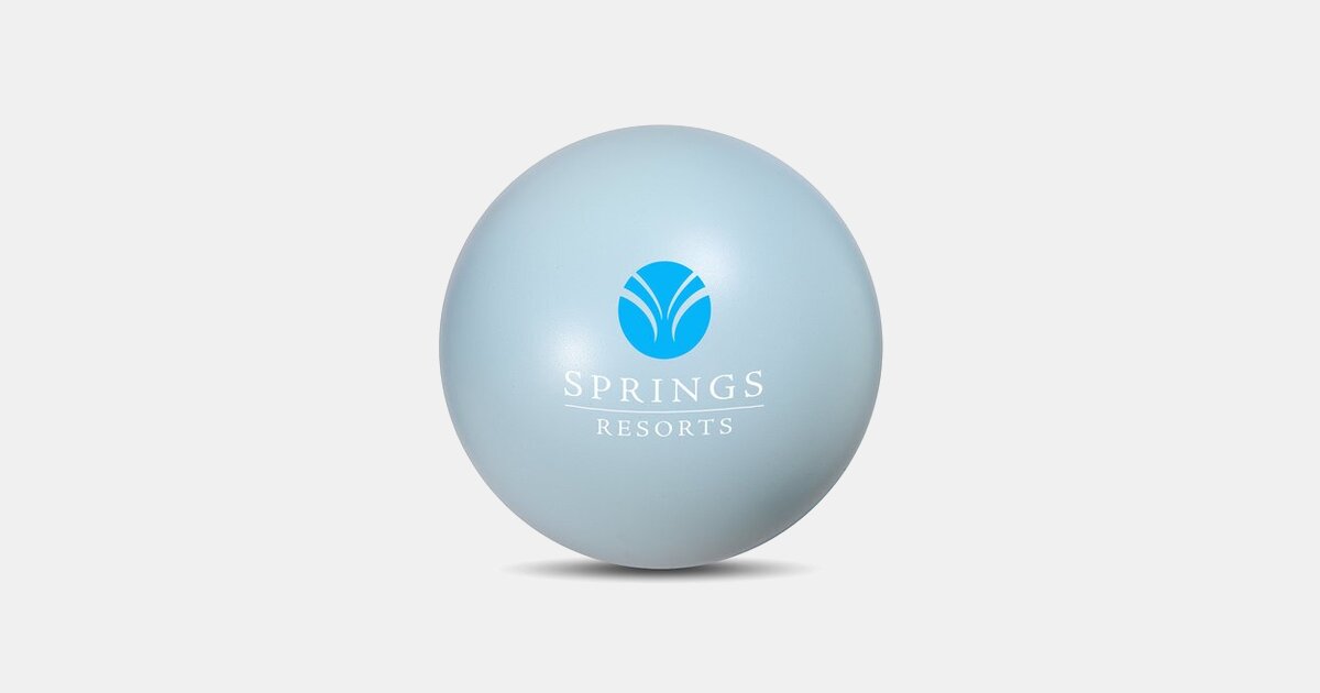 Custom Printed Round Stress Reliever with your logo | ImprintLogo.com