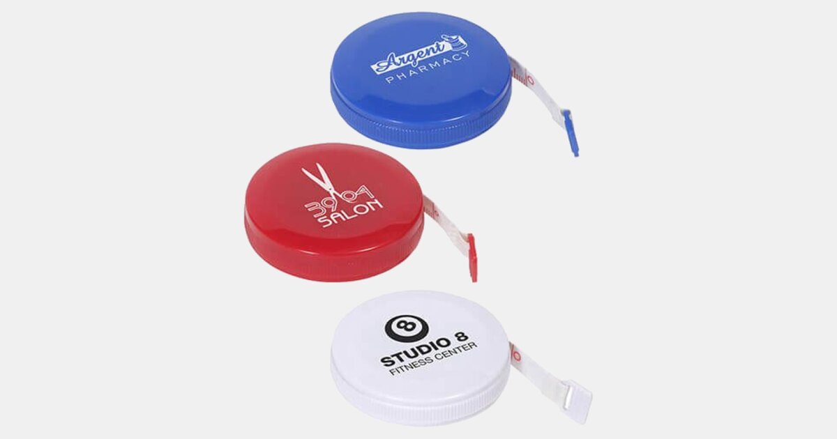 Custom Printed Round Tape Measure with your logo | ImprintLogo.com