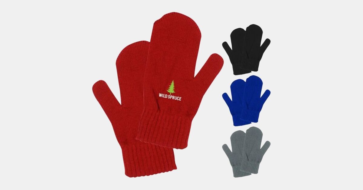 Custom Printed Dasher Mittens Set with your logo | ImprintLogo.com