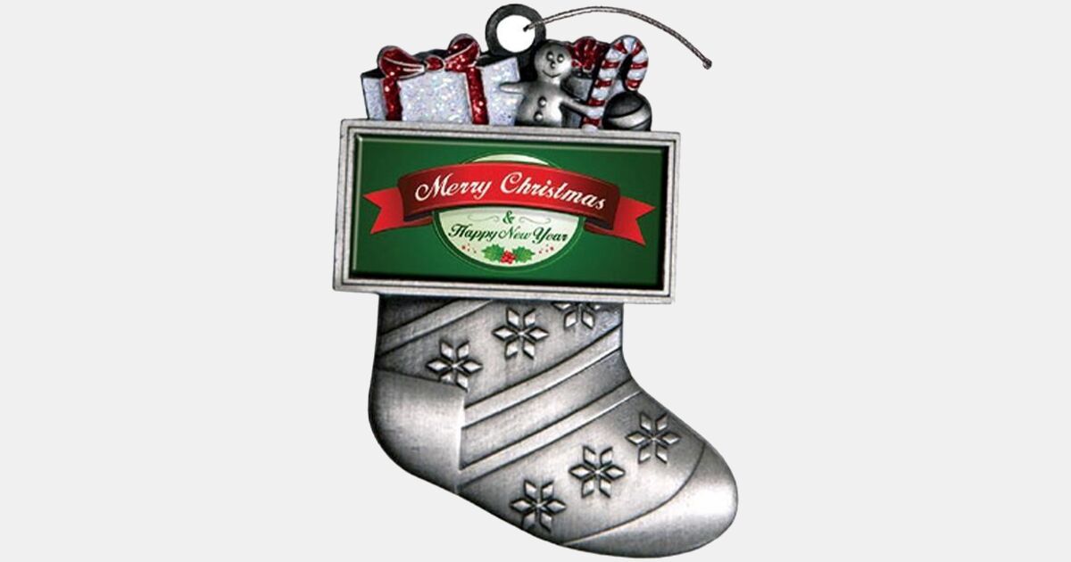 Custom Printed Digistock 3D Ornaments - Stocking with your logo ...