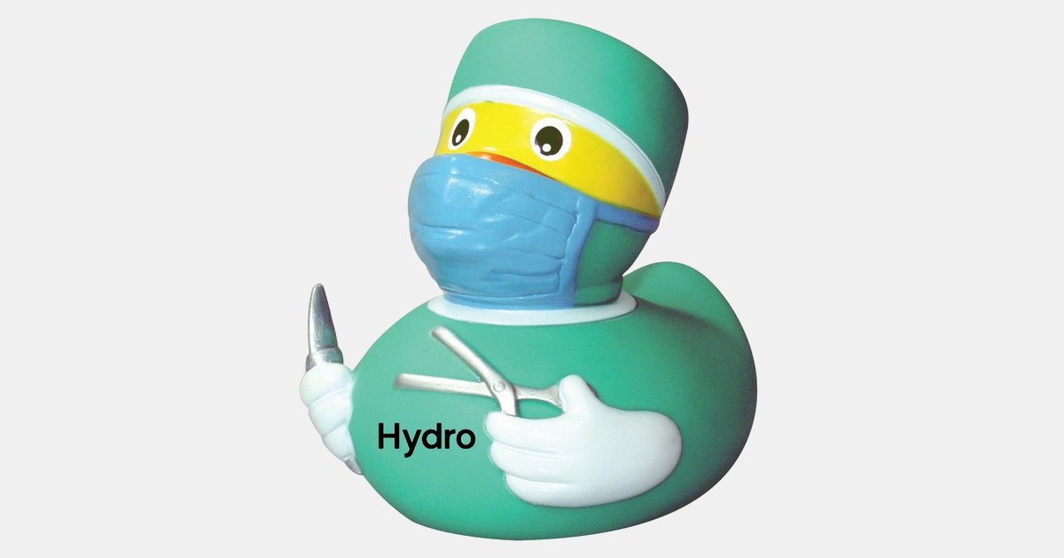 Promotional Doctor Rubber Duck with your logo | ImprintLogo.com
