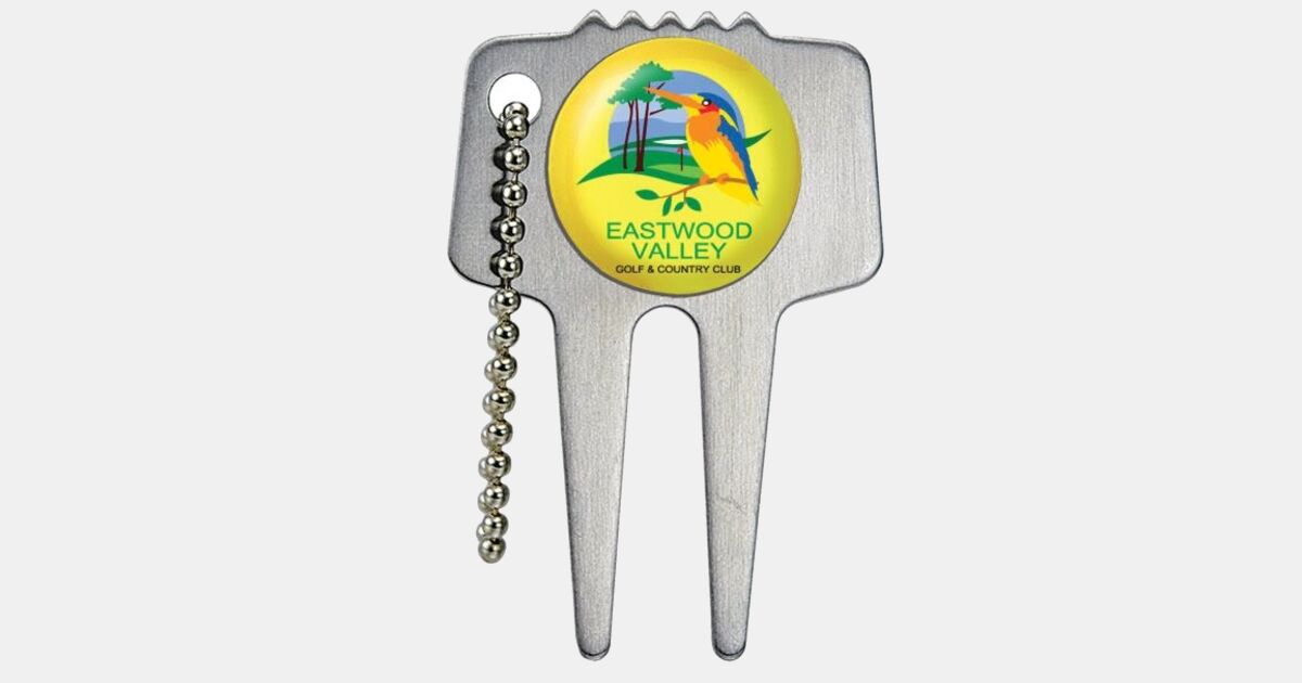 Domed Steel Divot Tool with your logo | ImprintLogo.com