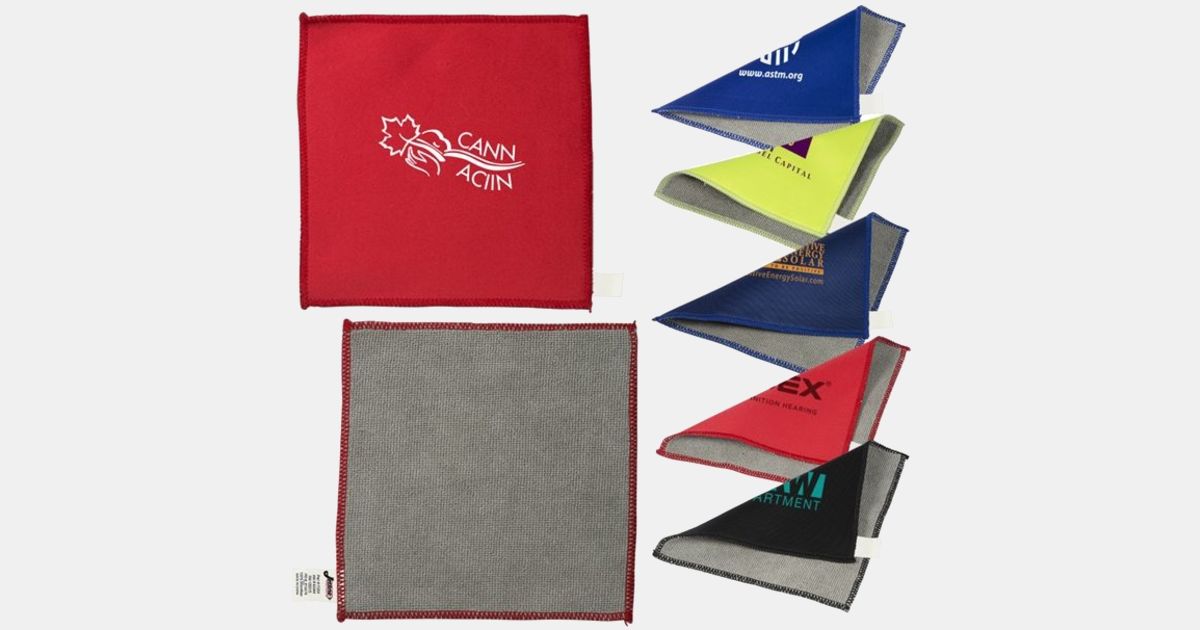 Custom Double Sided Microfiber Cleaning Cloth with your logo ...