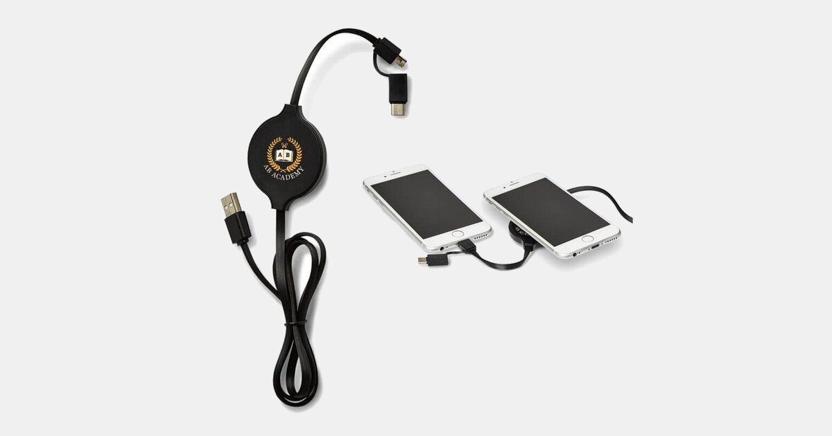 Custom IDuo Wireless Charging Pad With Integrated Charging Cable with ...