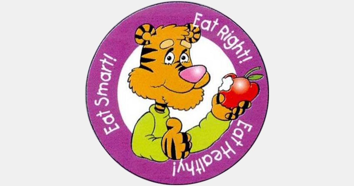 Eat Smart Sticker Rolls with your logo | ImprintLogo.com