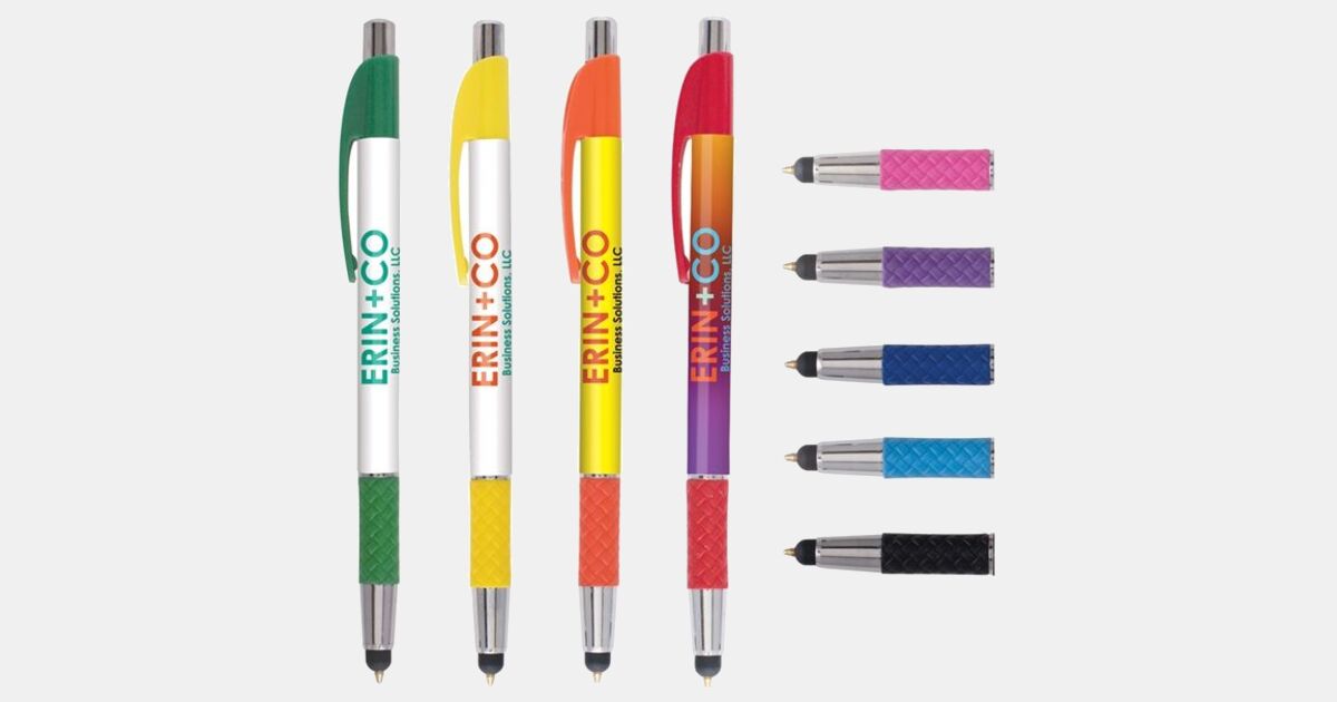 Full Color Elite Slim Stylus Pen with your logo | ImprintLogo.com