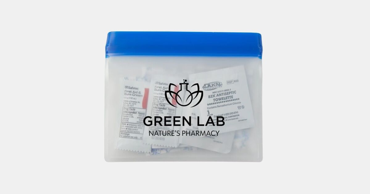 Essential Care PEVA Waterproof First Aid Kit with your logo ...