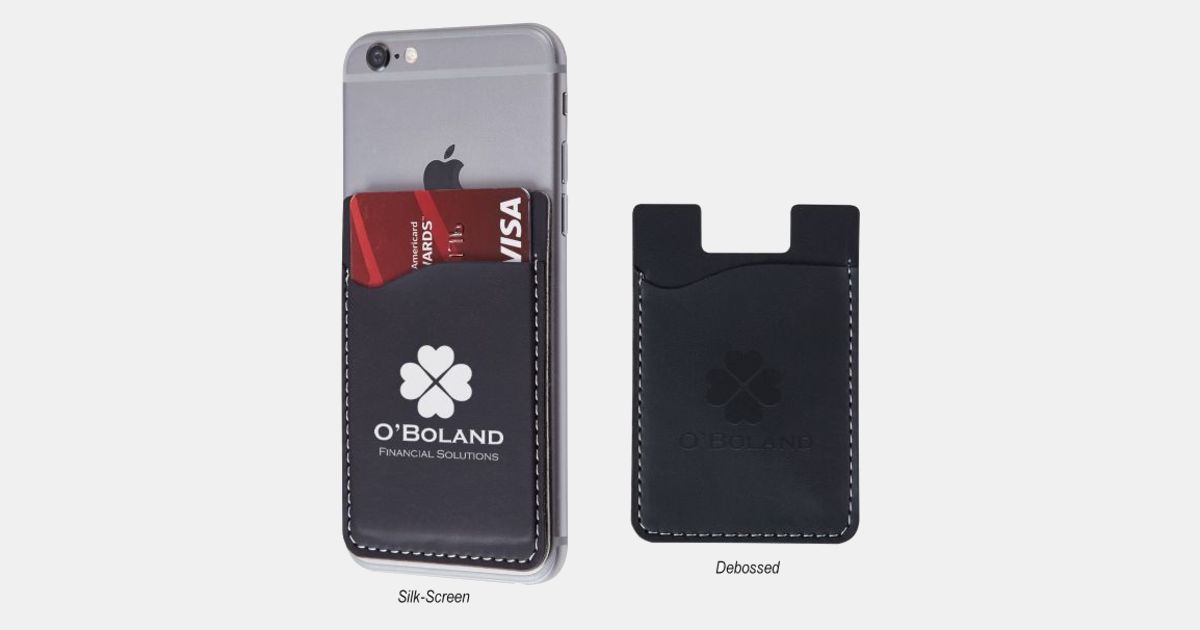 Custom Printed Executive Phone Wallet with your logo | ImprintLogo.com