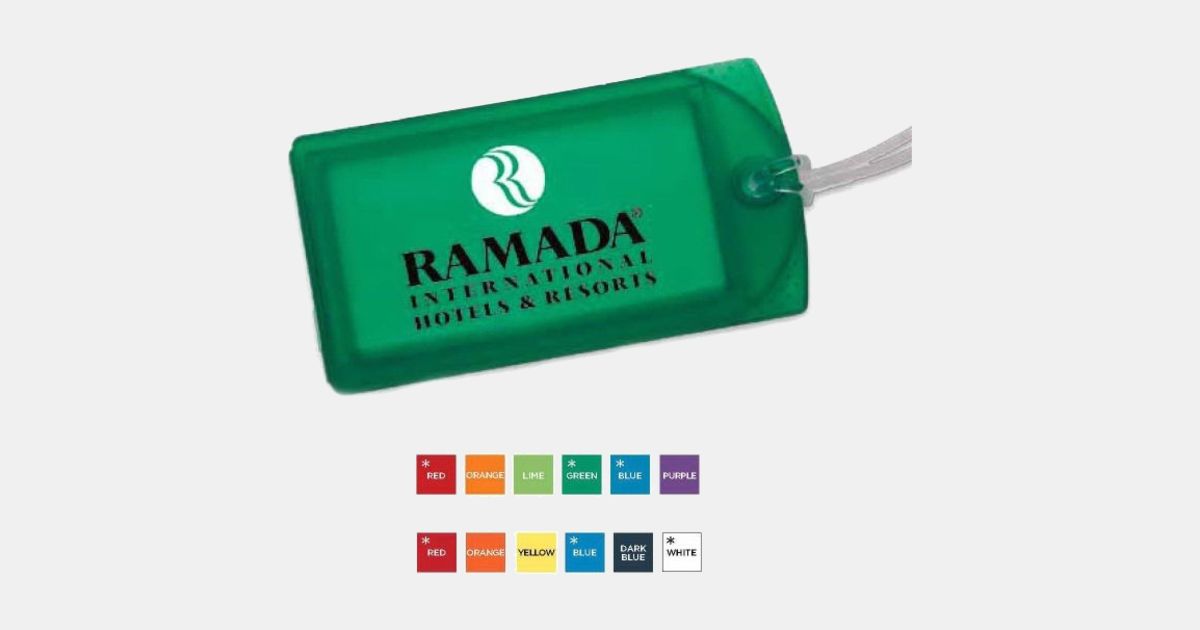 USA Made Explorer Luggage Tag with your logo | ImprintLogo.com