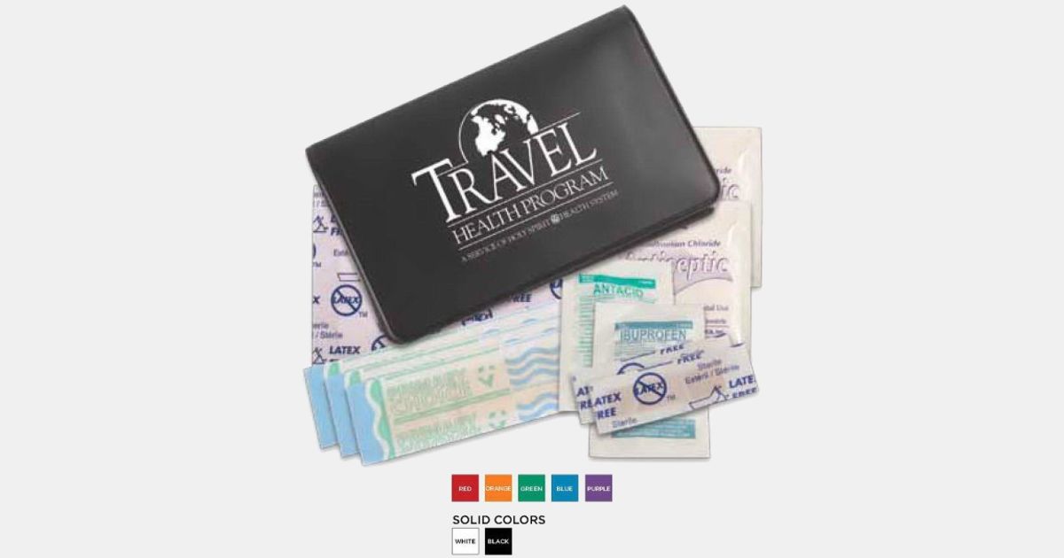 Custom Printed First Aid Traveler with your logo | ImprintLogo.com