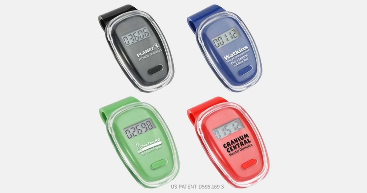 Fitness First Step-Count Pedometer with your logo | ImprintLogo.com