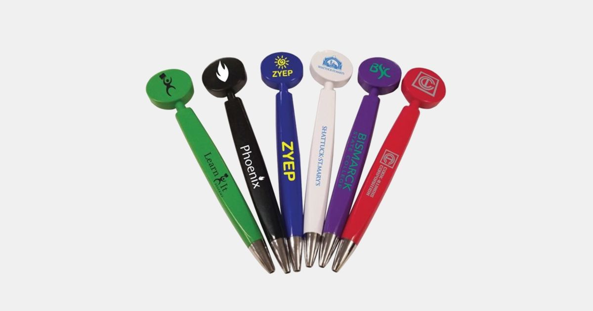 Custom Flat Printing Pen with your logo | ImprintLogo.com