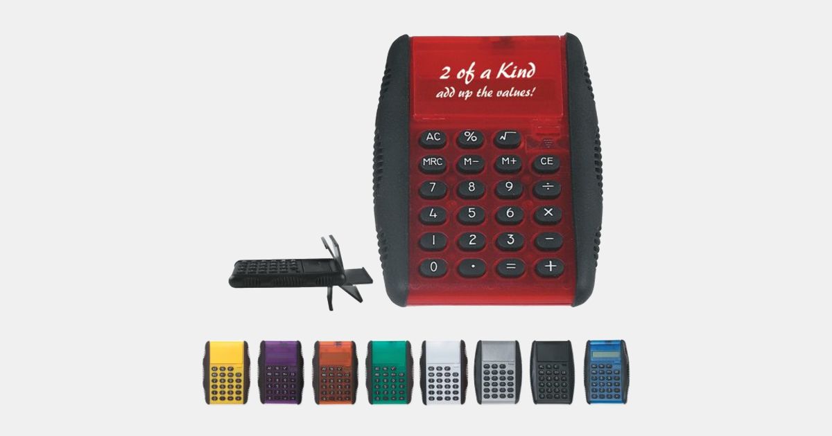 Custom Printed Flip Calculator with your logo | ImprintLogo.com