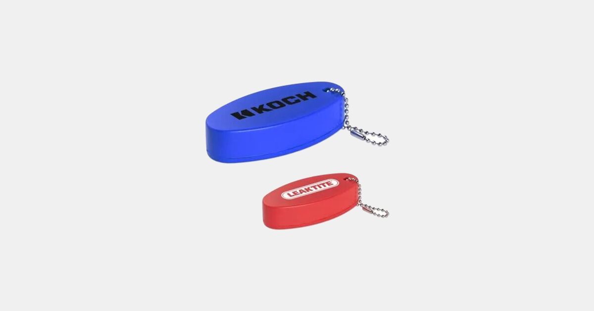 Floating Keychain with your logo | ImprintLogo.com