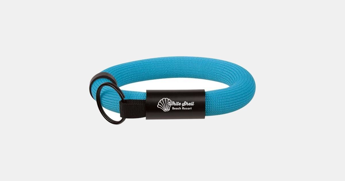 Floating Wristband Key Holder with your logo | ImprintLogo.com