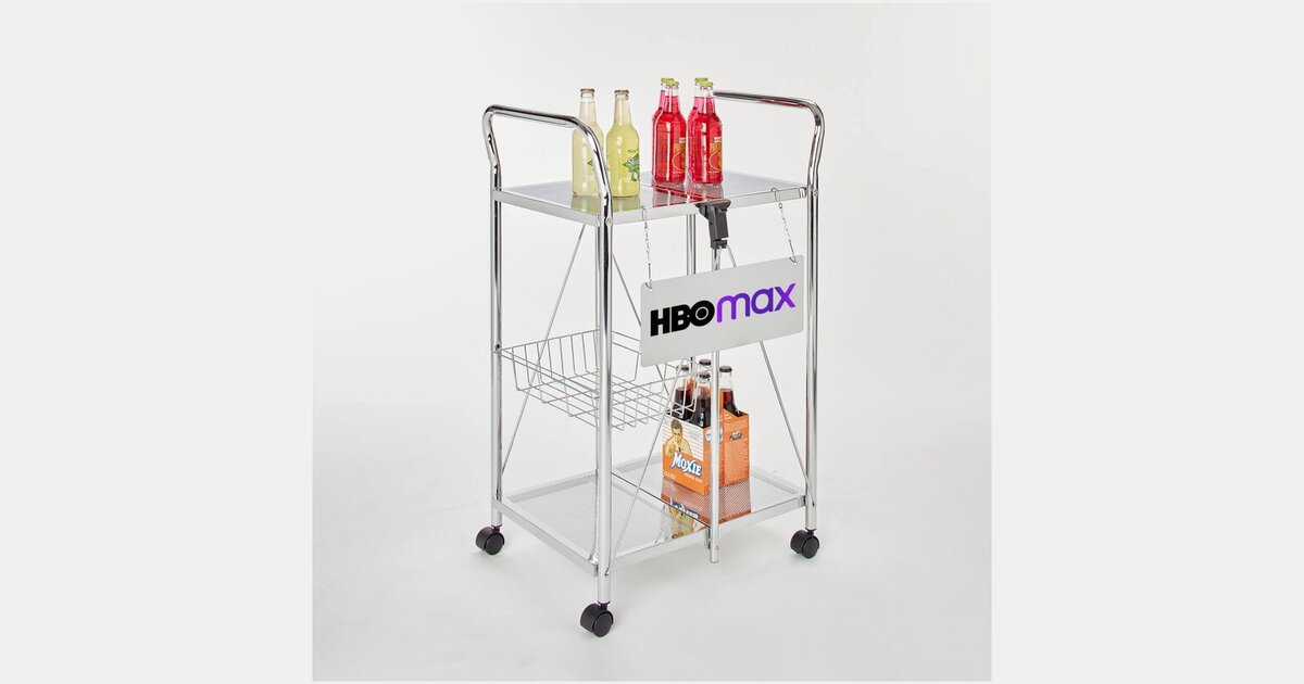 Folding Bar Cart with your logo | ImprintLogo.com