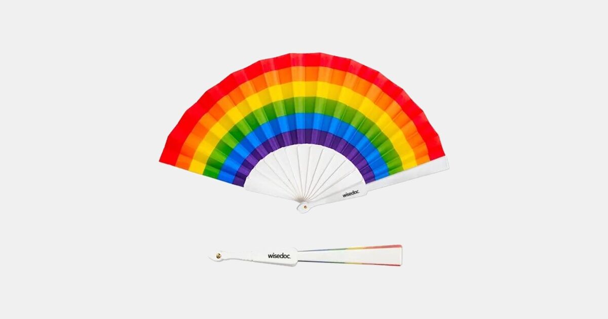 Custom Imprinted Folding Hand Fan with your logo | ImprintLogo.com